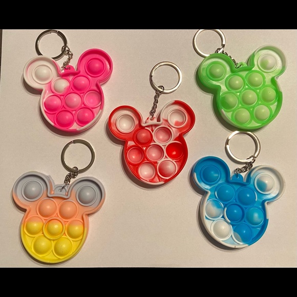 Toys | Disney Pop It Keychains | Poshmark